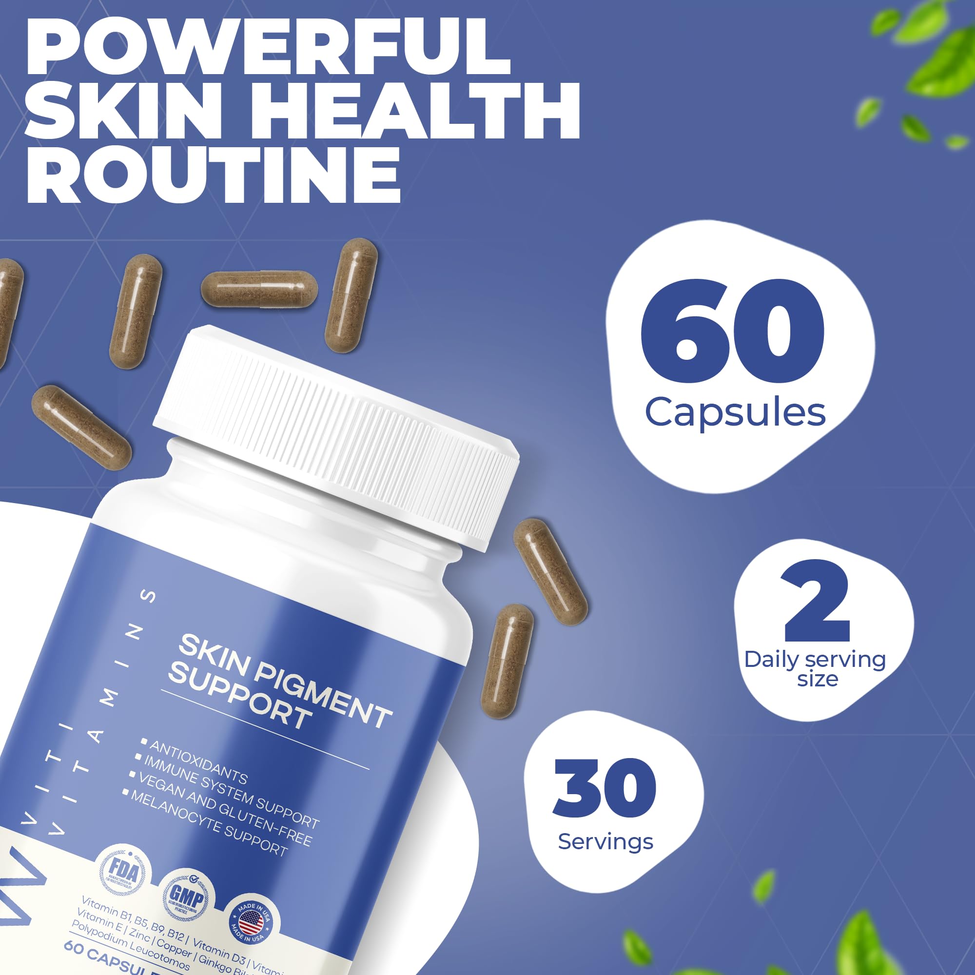 nutritional support for skin pigmentation