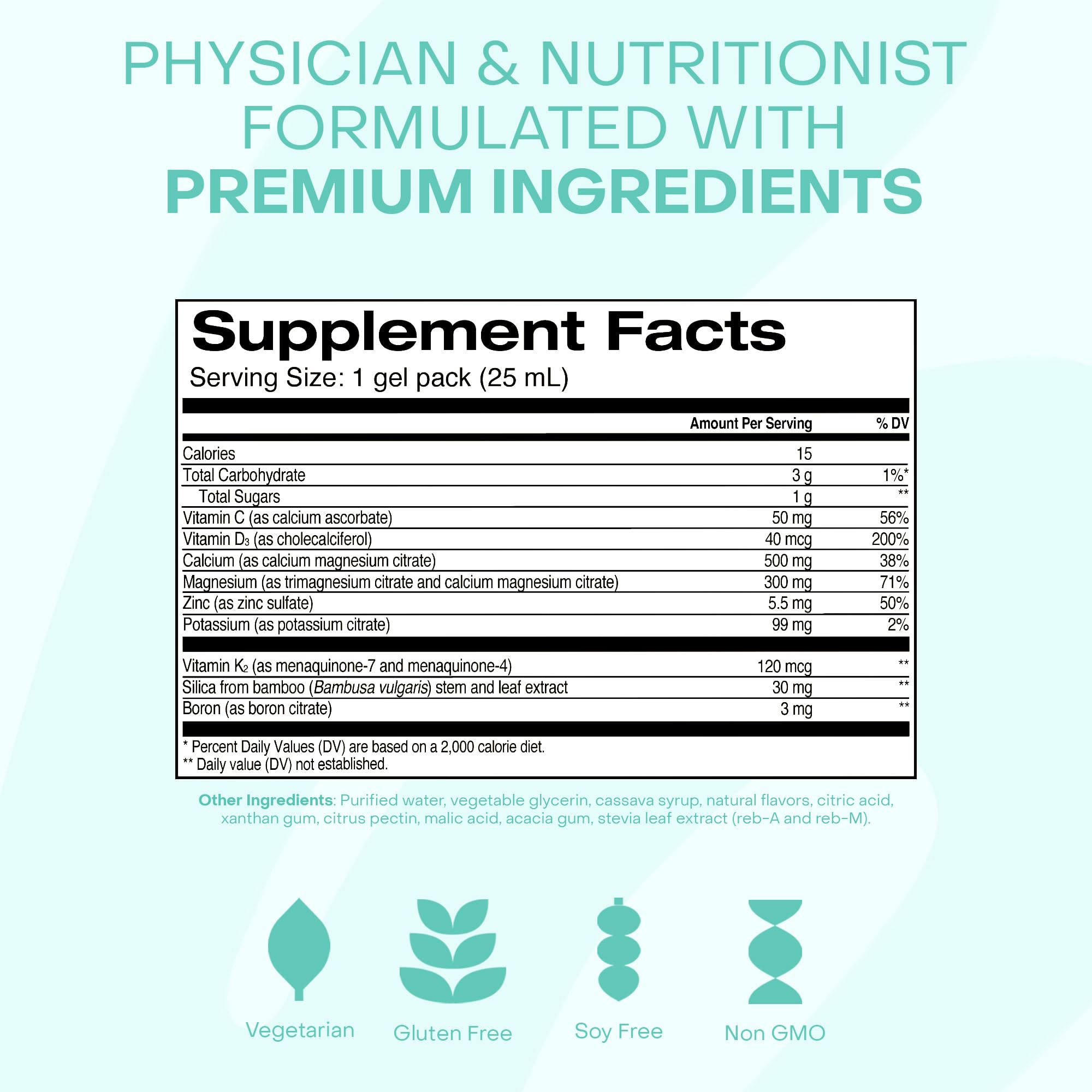 Nutritional support for strong bones