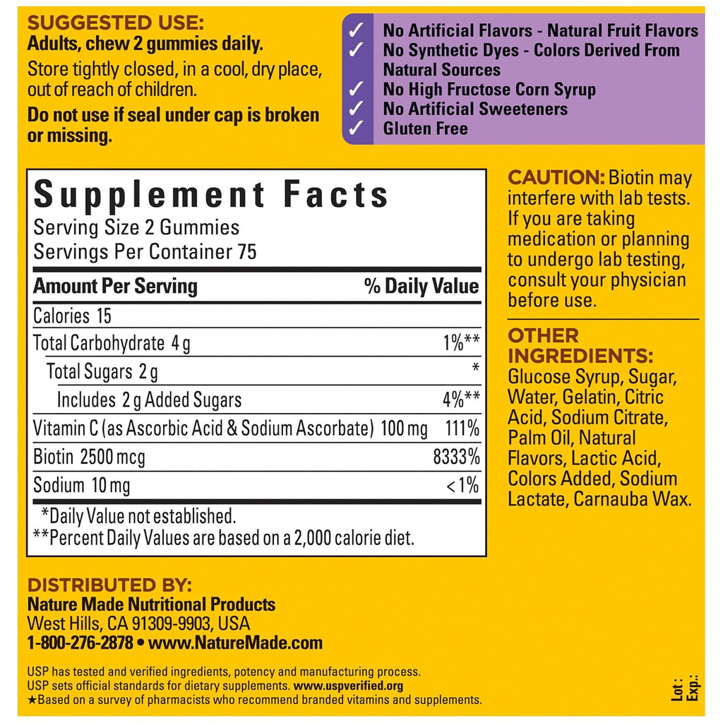 Nutritional support for strong nails