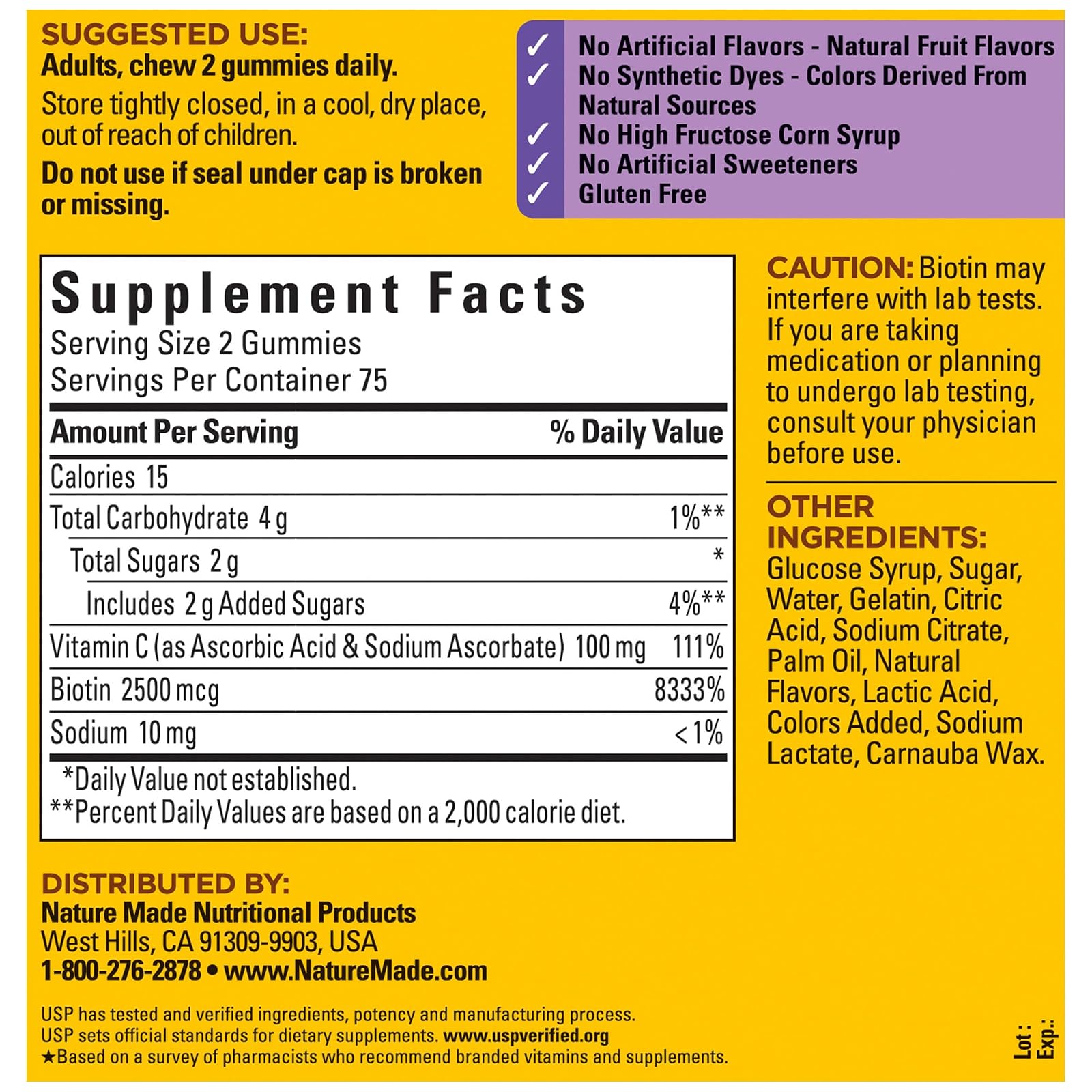 Nutritional support for strong nails