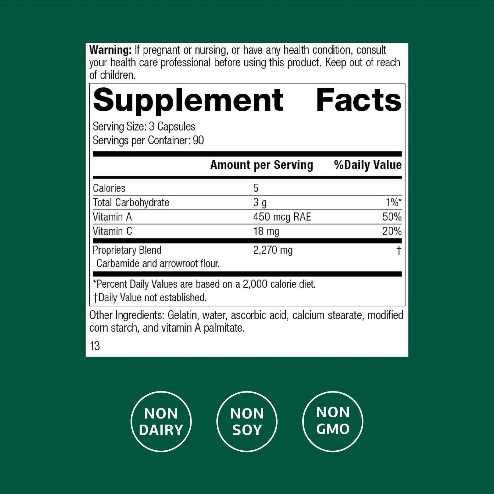 nutritional support for urine excretion
