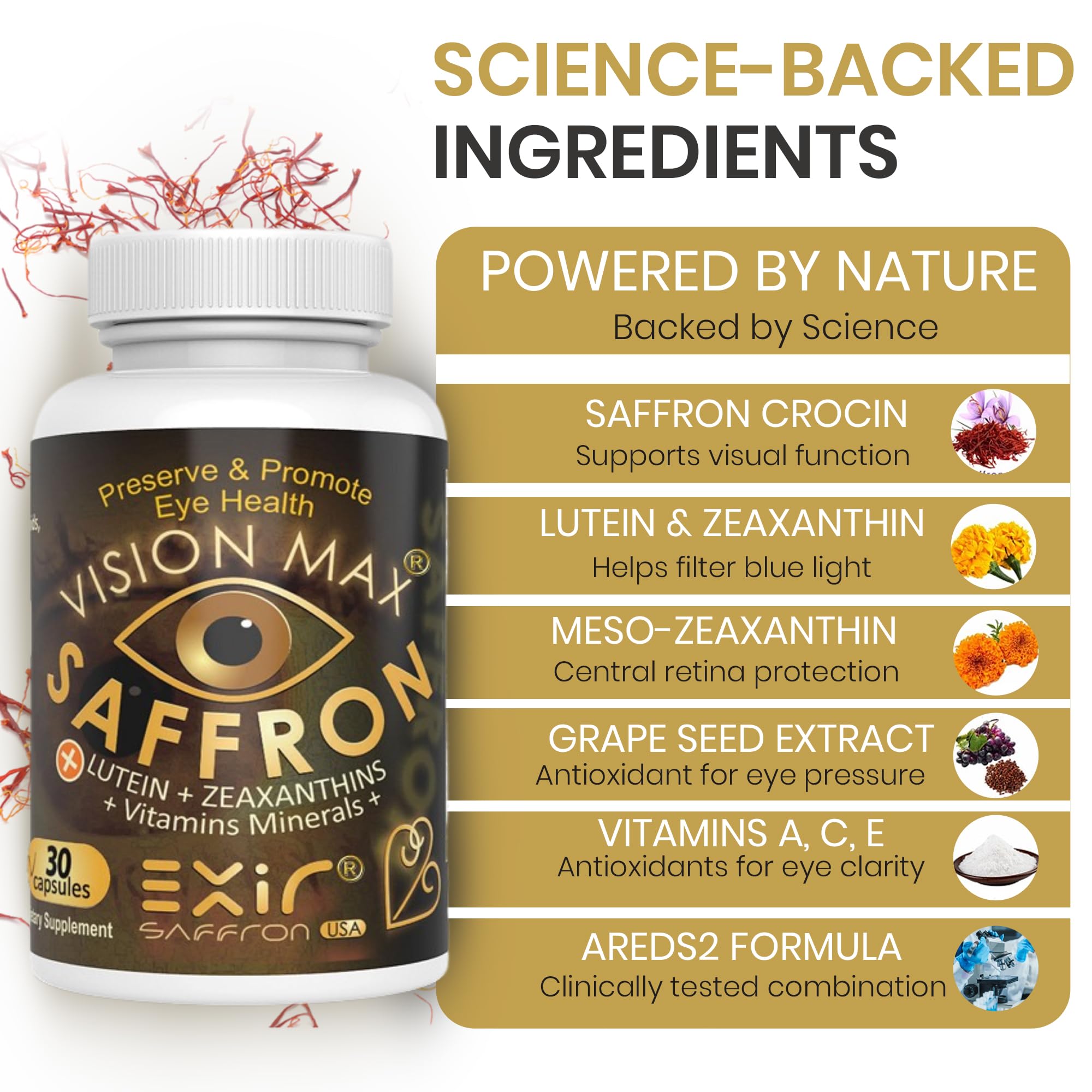 nutritional support for visual clarity