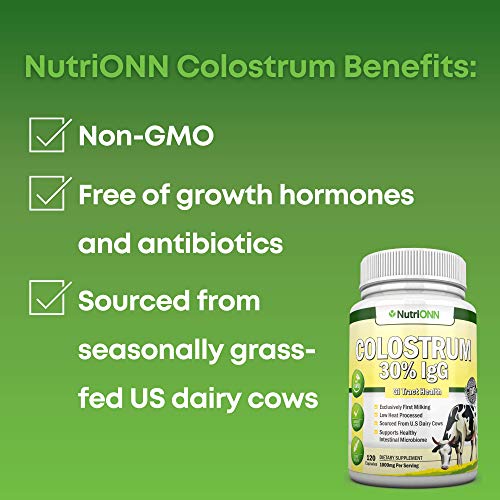 nutritional support from colostrum capsules