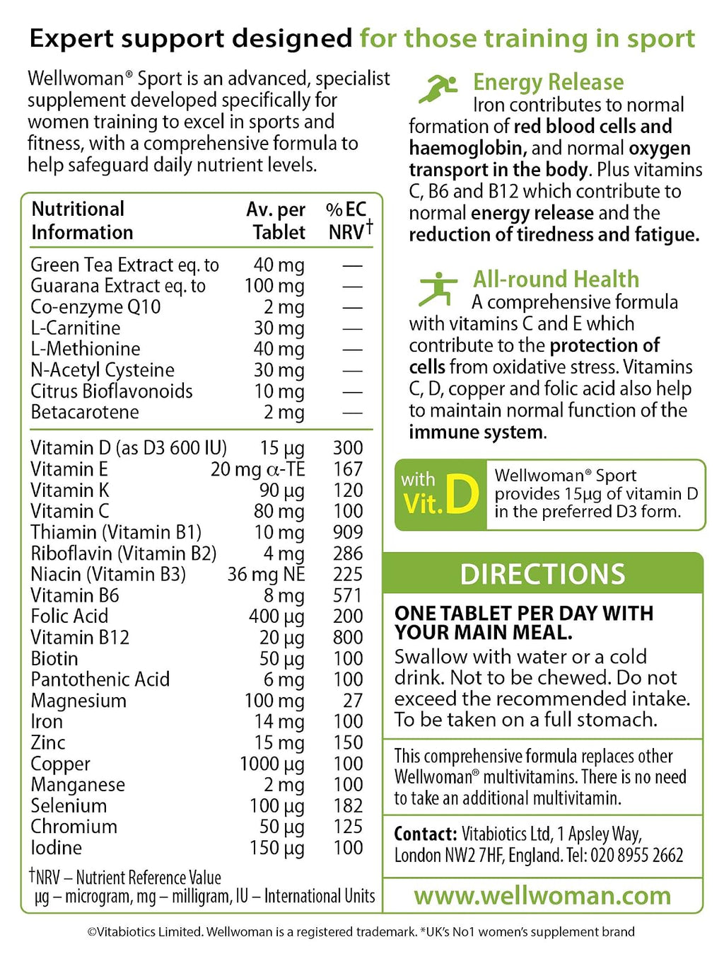 nutritional support multivitamin for women