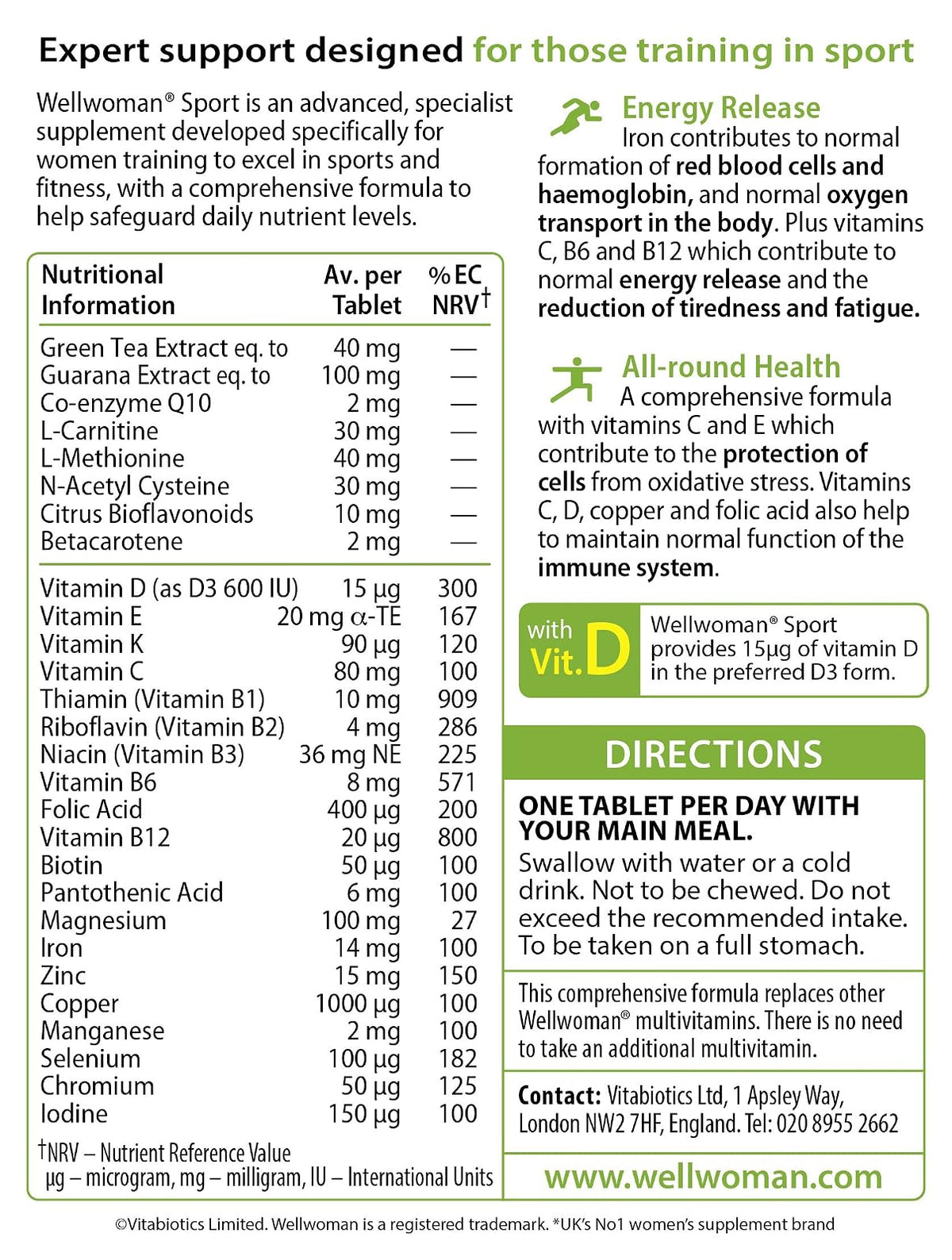 nutritional support multivitamin for women