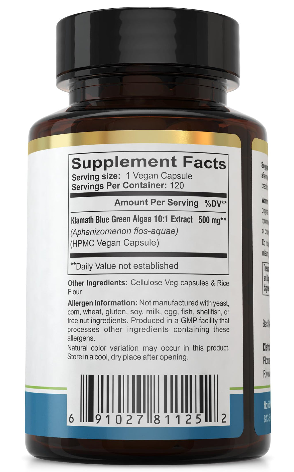 nutritional support with algae extract