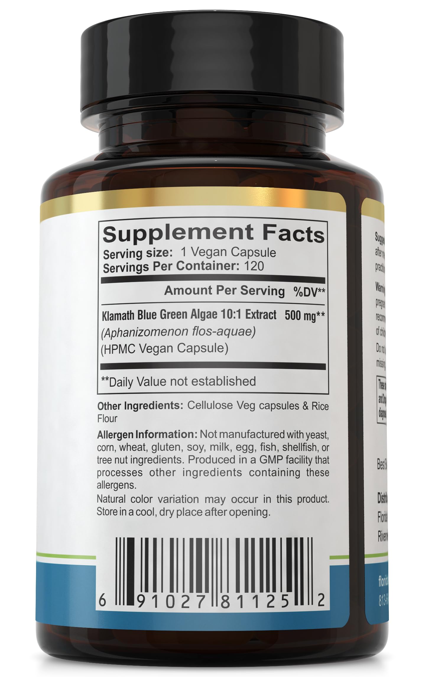 nutritional support with algae extract