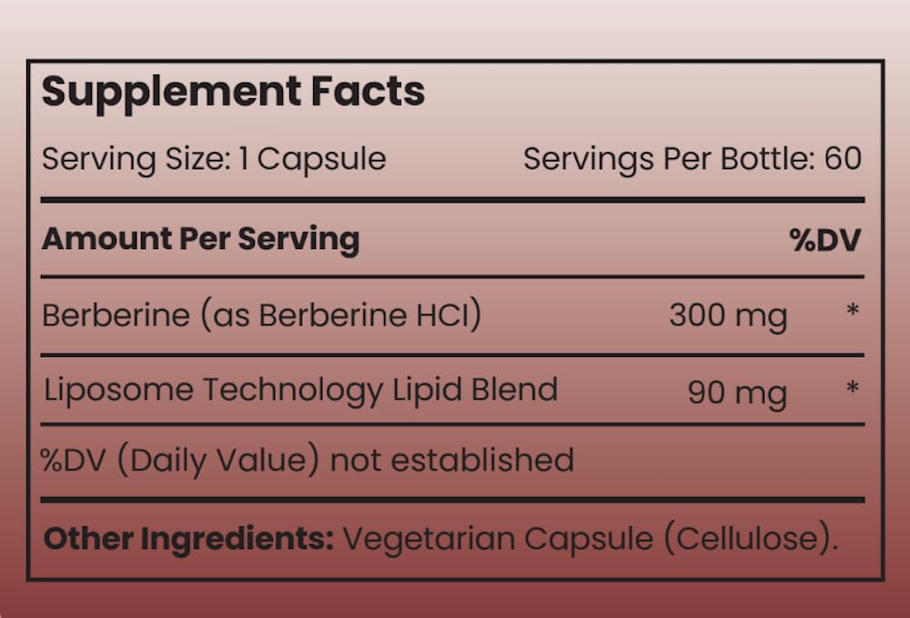 nutritional support with berberine