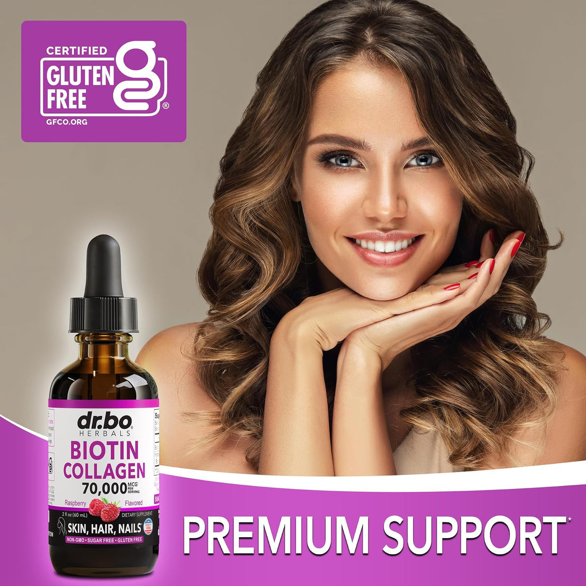 nutritional support with biotin drops