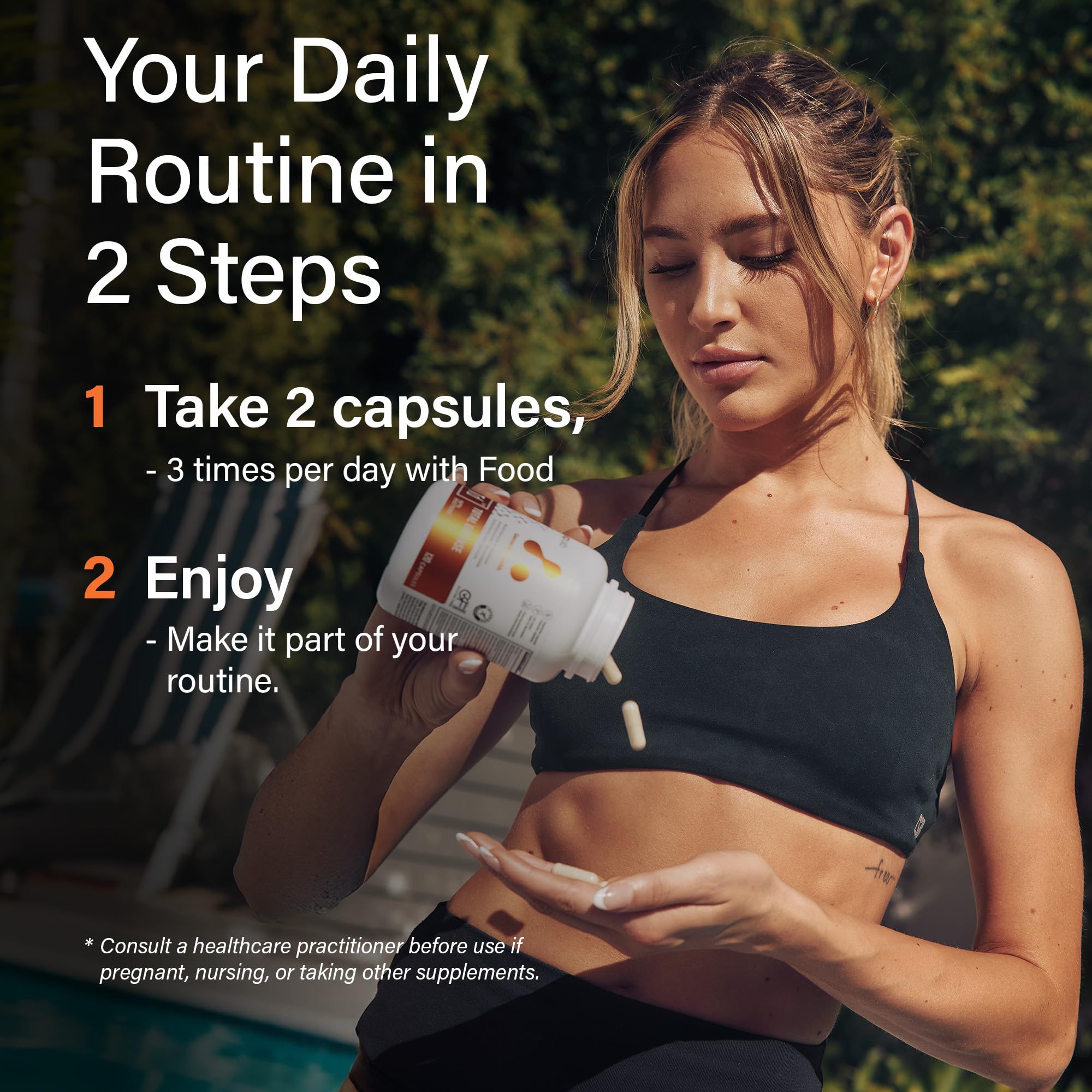 nutritional support with blended vitamin & mineral supplements