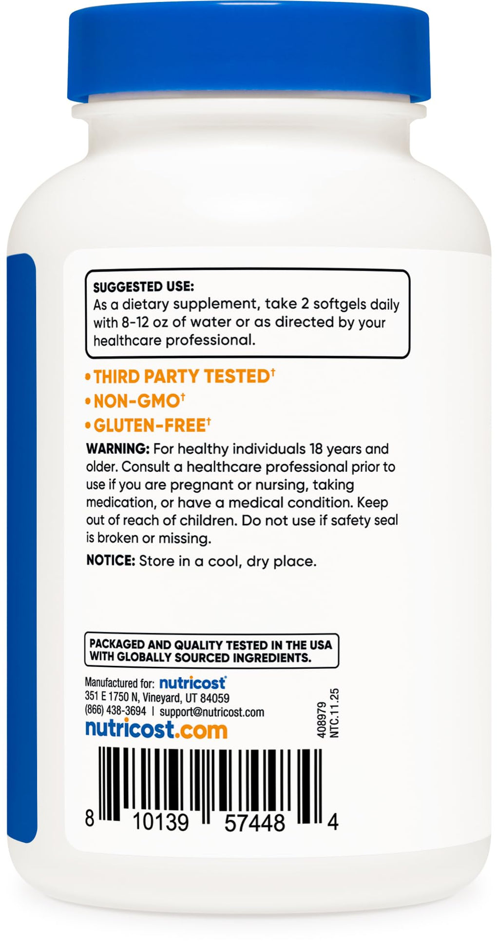 nutritional support with caprylic acid
