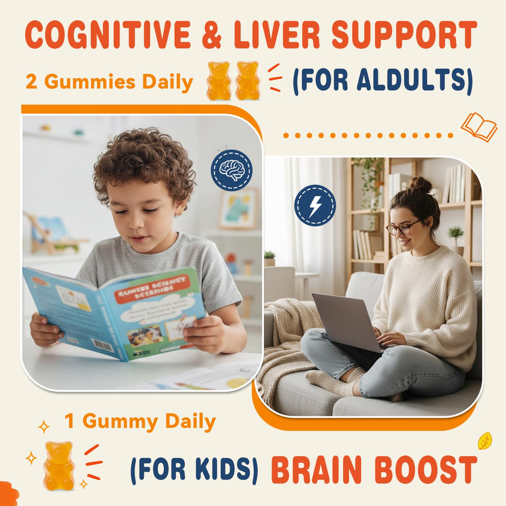 Nutritional support with choline gummies