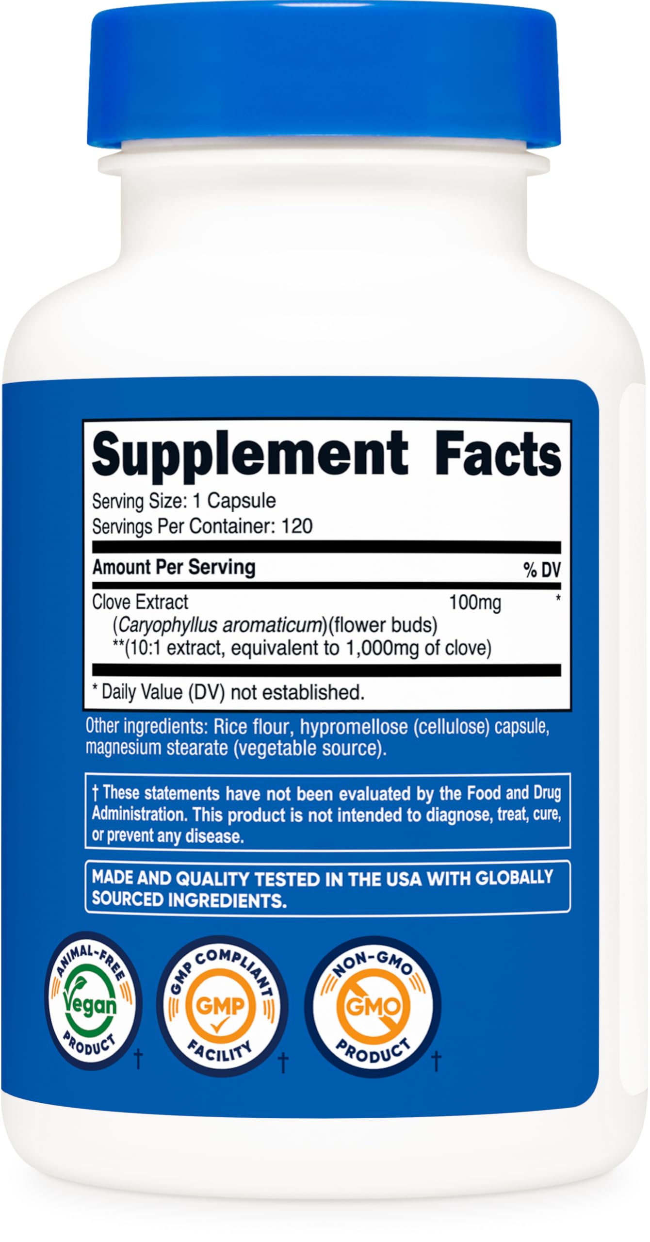 nutritional support with clove extract