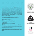 Nutritional support with colostrum tablets