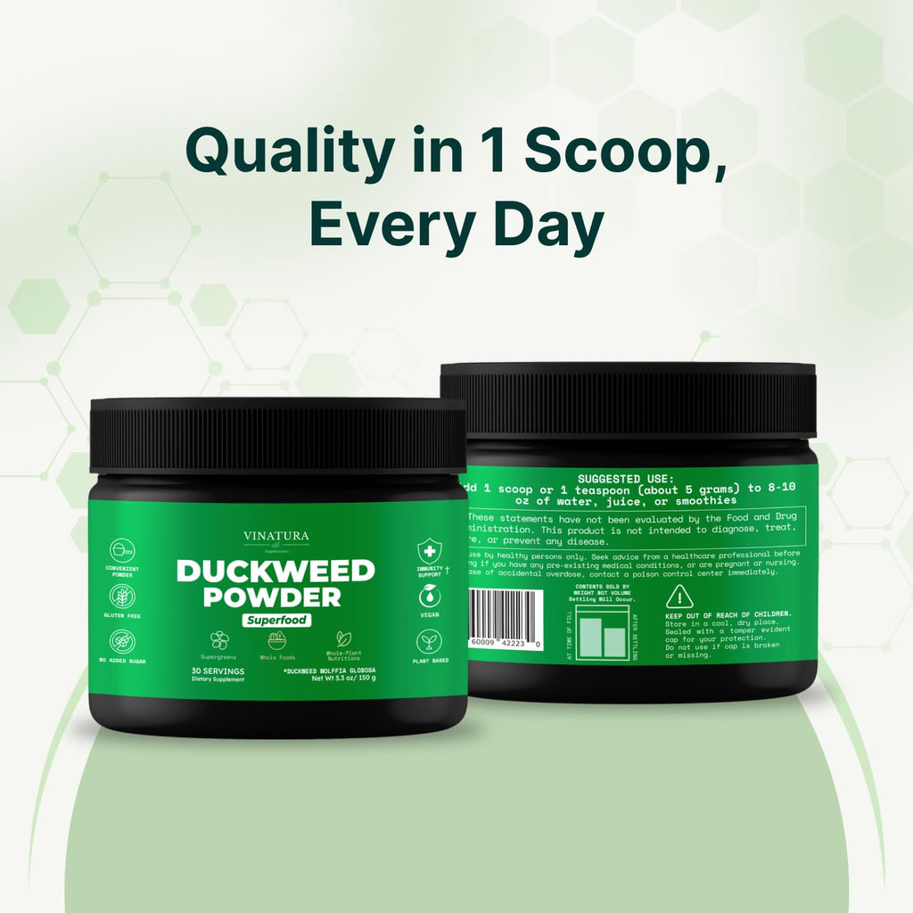 nutritional support with duckweed