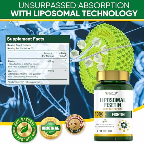 nutritional support with fisetin and quercetin