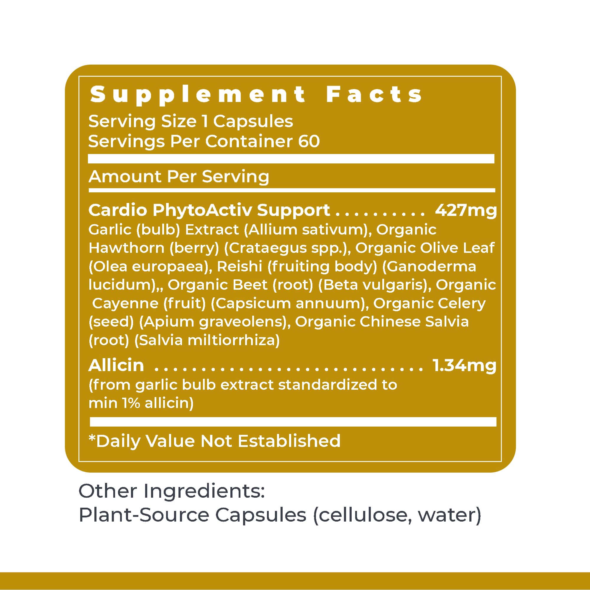 nutritional support with garlic and herbs
