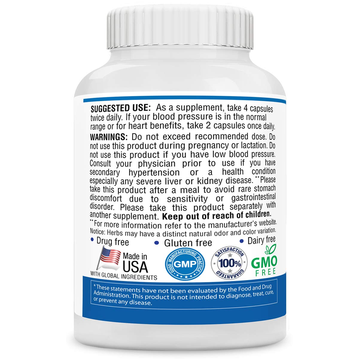 nutritional support with hawthorn capsules