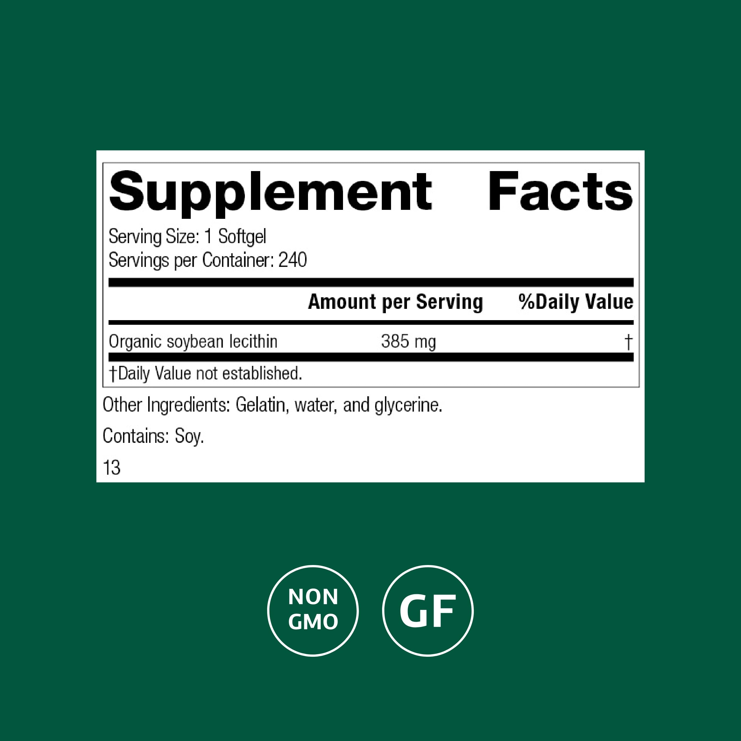 nutritional support with lecithin