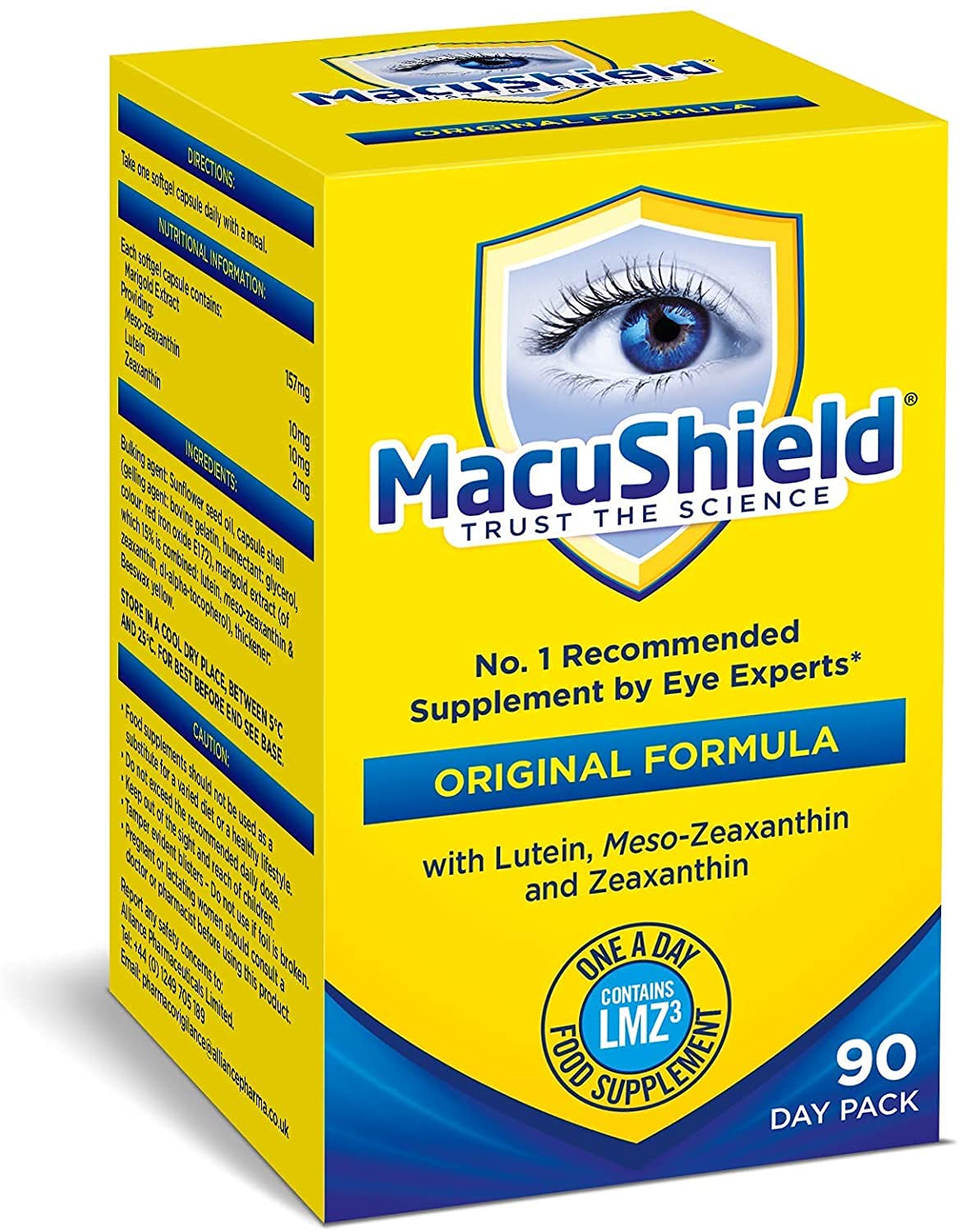 nutritional support with MACUSHIELD