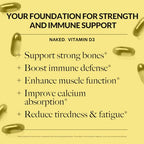 Nutritional support with NAKED Vitamin D