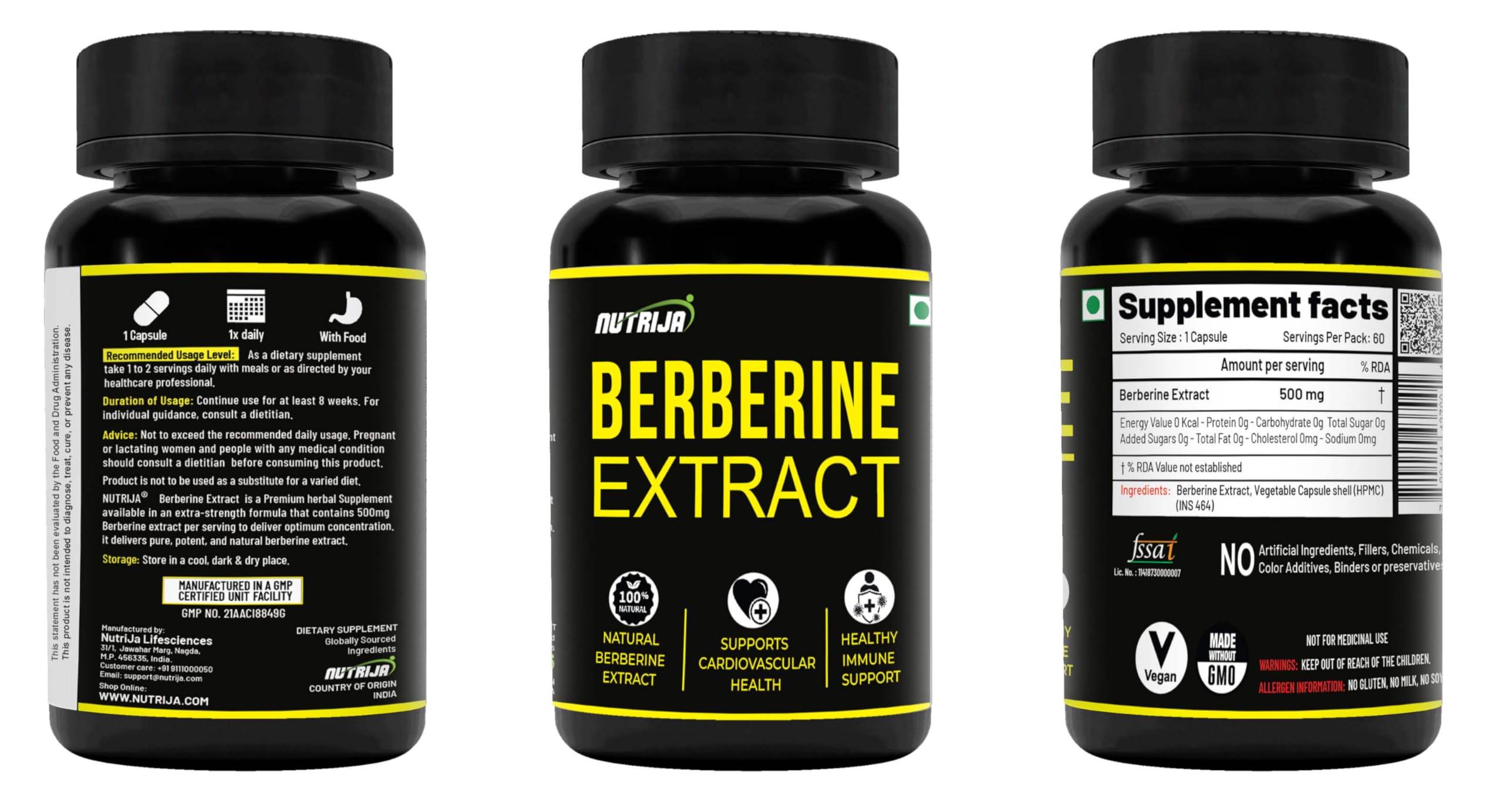 nutritional support with NutriJa berberine