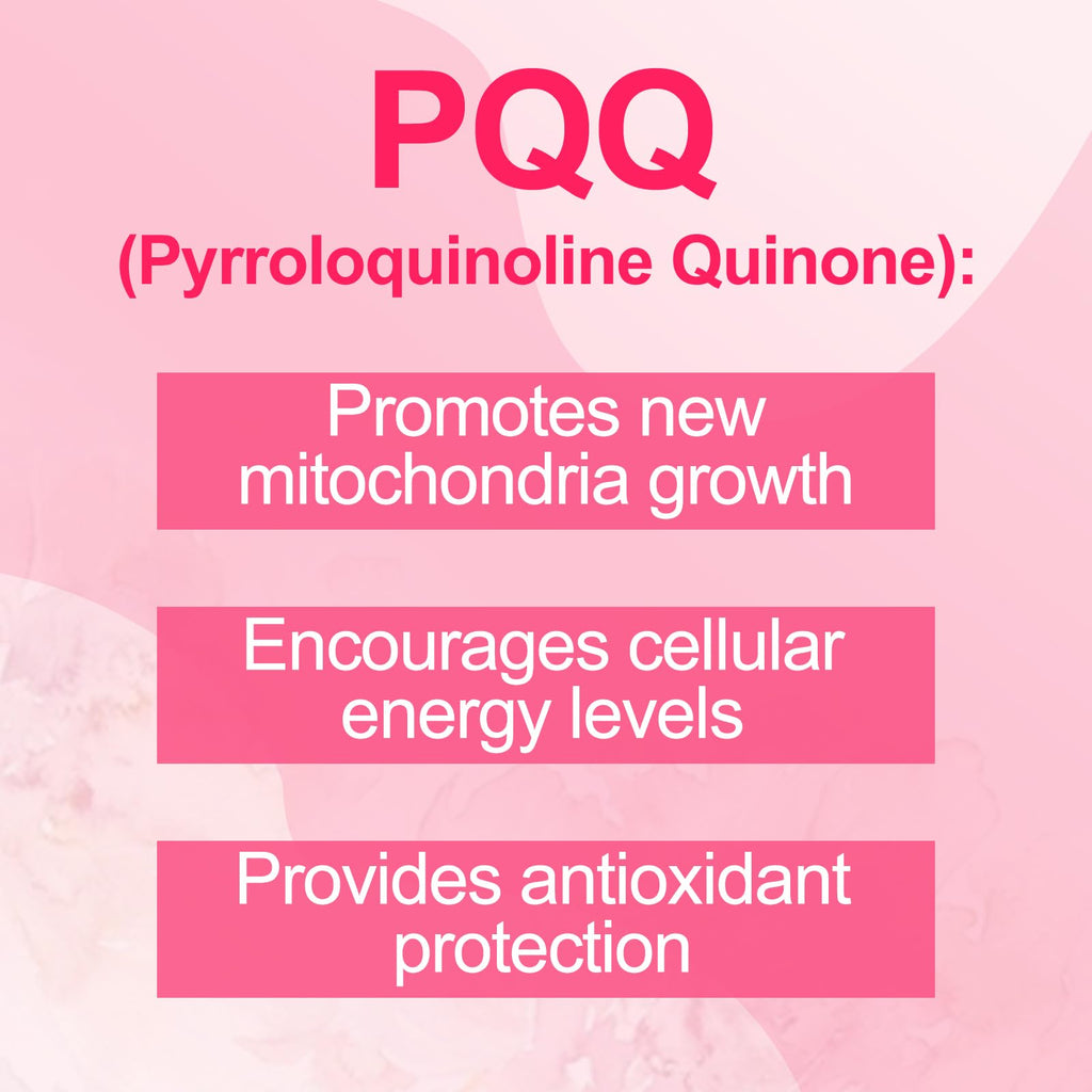 nutritional support with PQQ supplement