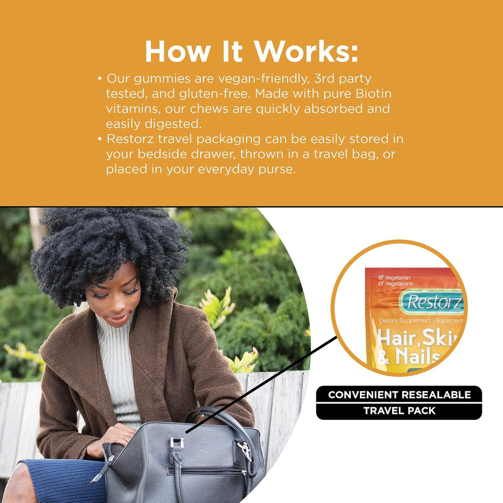 nutritional support with Restorz biotin gummies