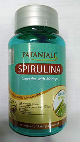 Nutritional support with spirulina tablets