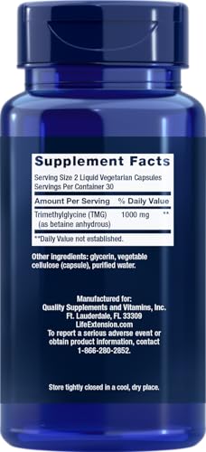 nutritional support with TMG capsules