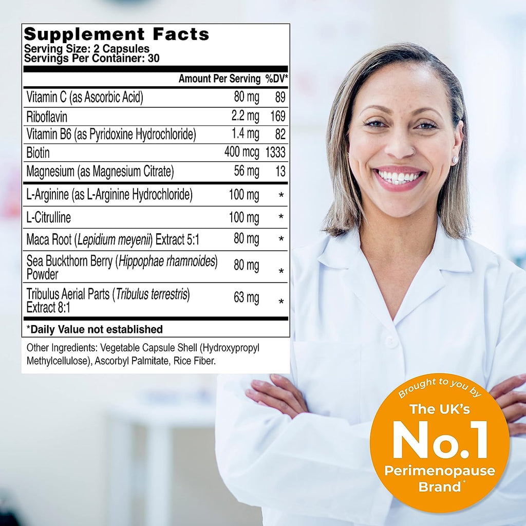 Nutritional support with tribulus and B vitamins
