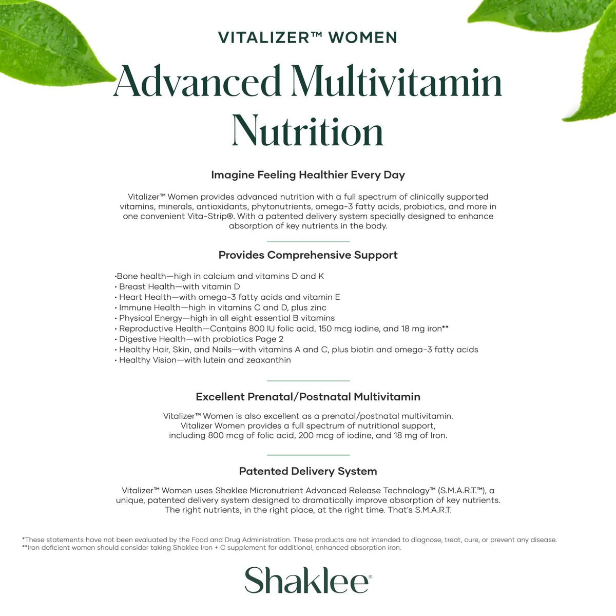 nutritional support with Vita-Strips
