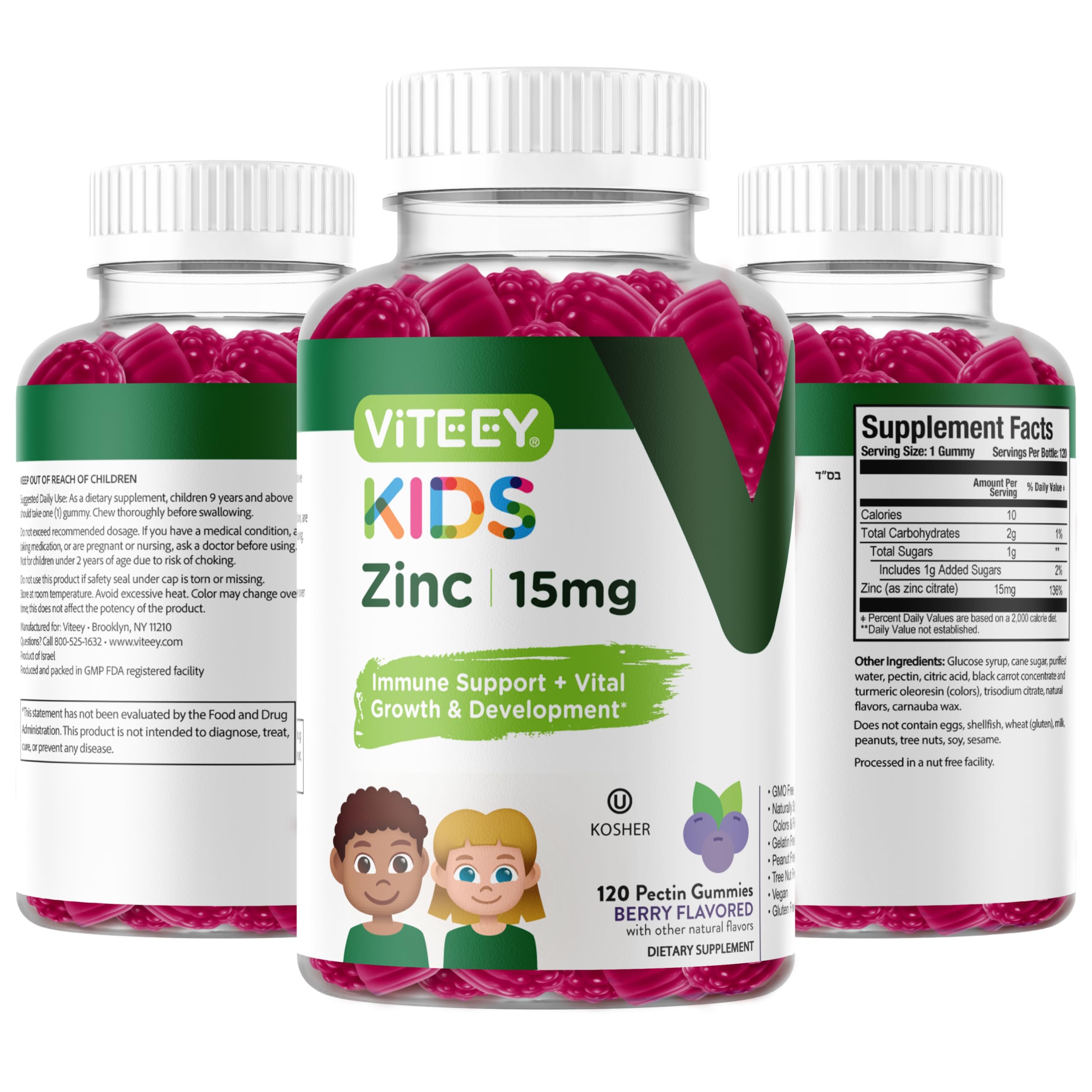 nutritional zinc for active kids