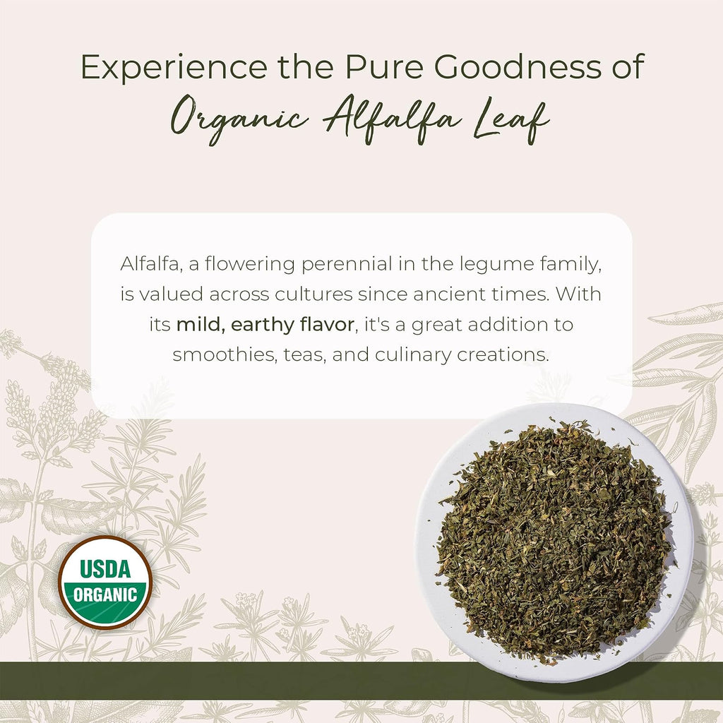 nutritious alfalfa leaf powder supplement