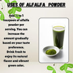 Nutritious alfalfa powder for baking