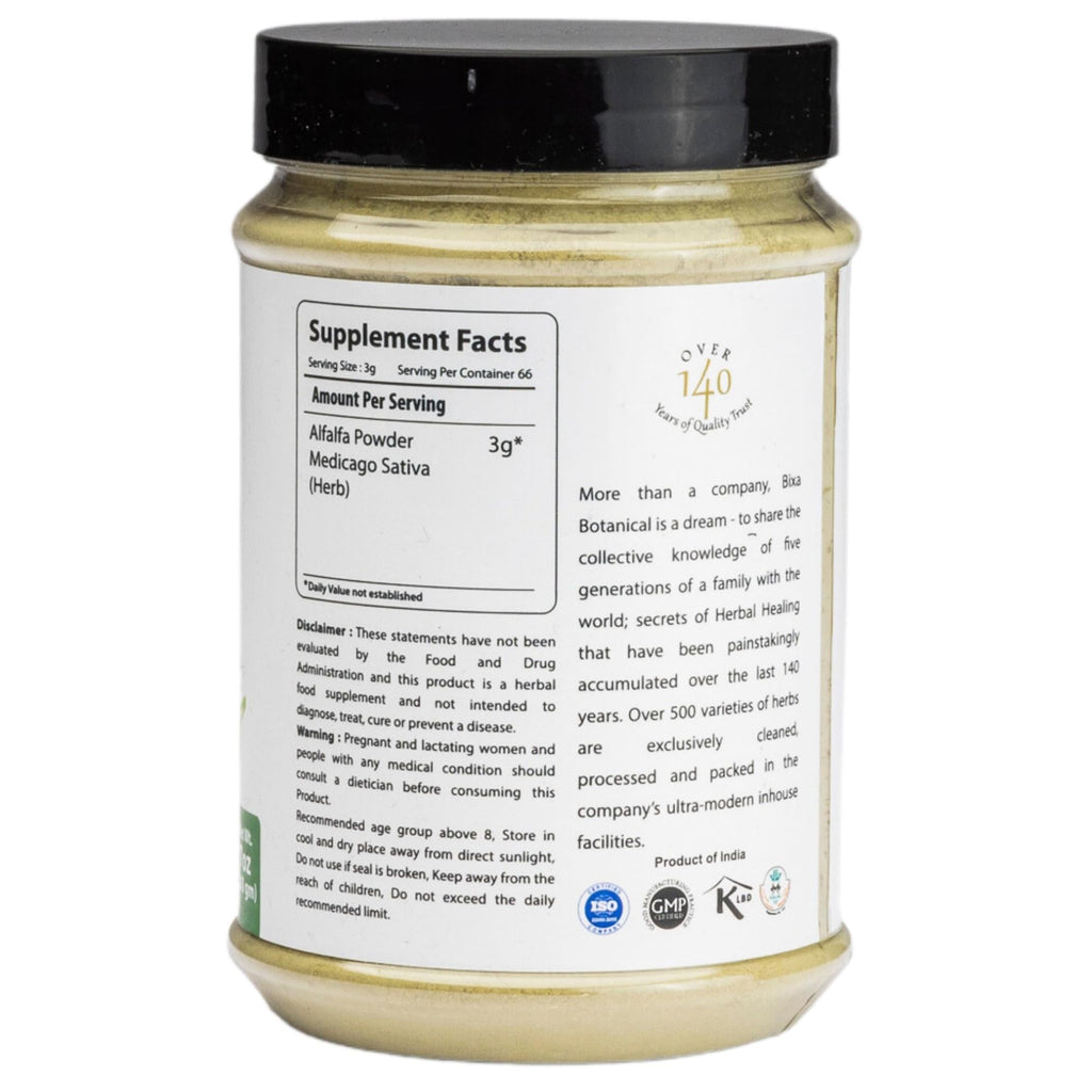 nutritious alfalfa powder for energy