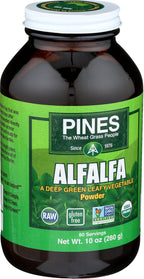 Nutritious alfalfa powder for smoothies