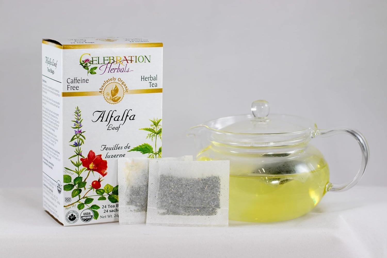 nutritious alfalfa tea bags