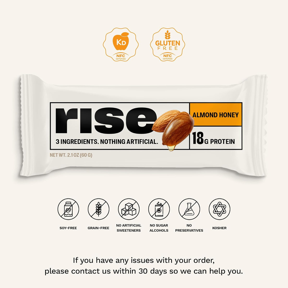 nutritious almond honey protein bars