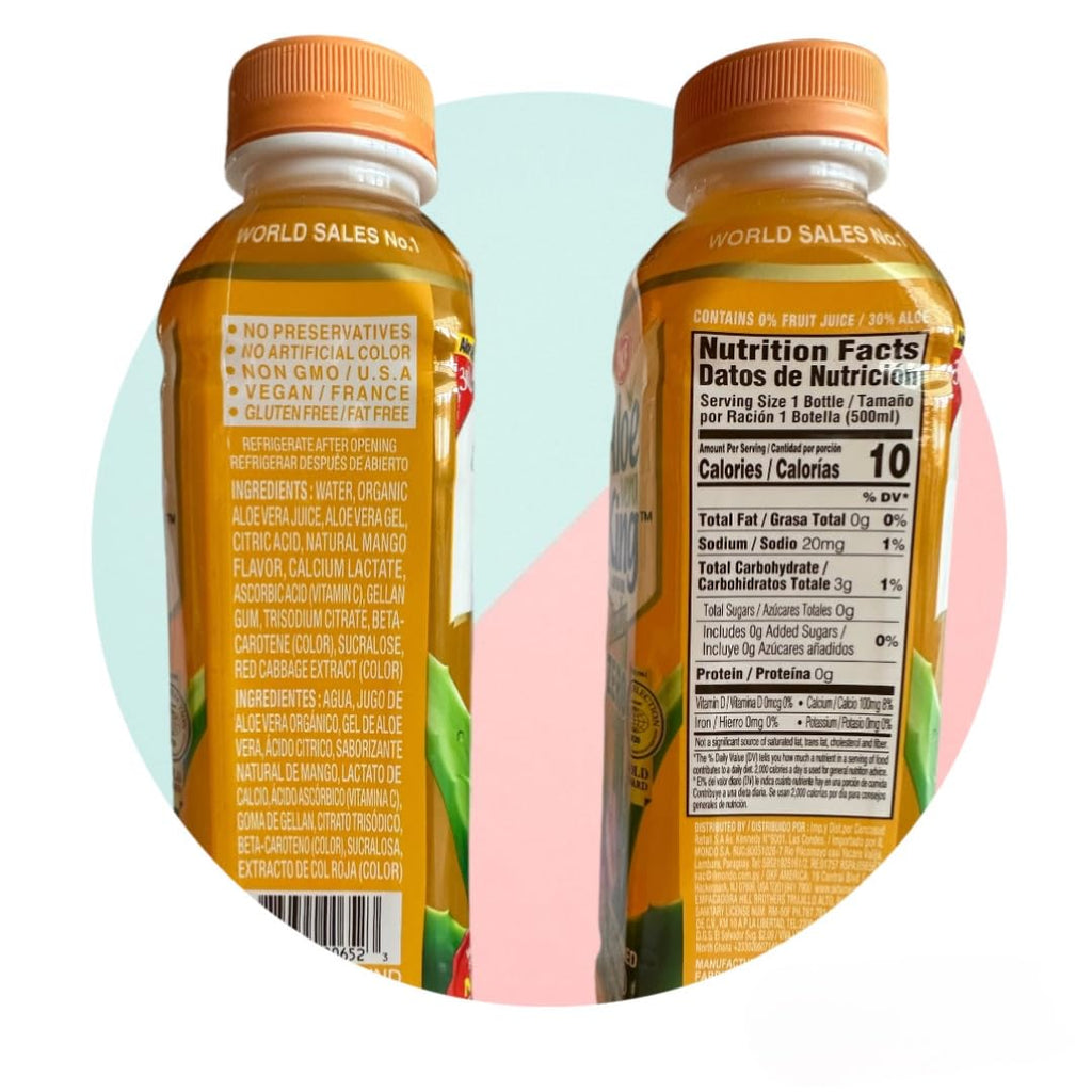 nutritious aloe vera beverage for energy