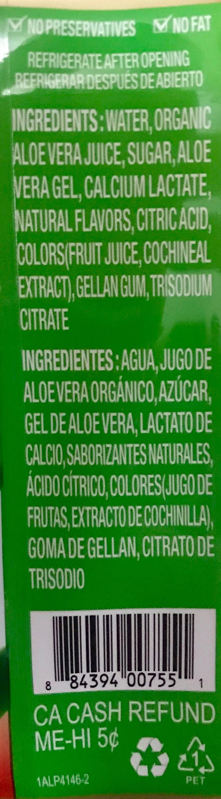 nutritious aloe vera beverage option