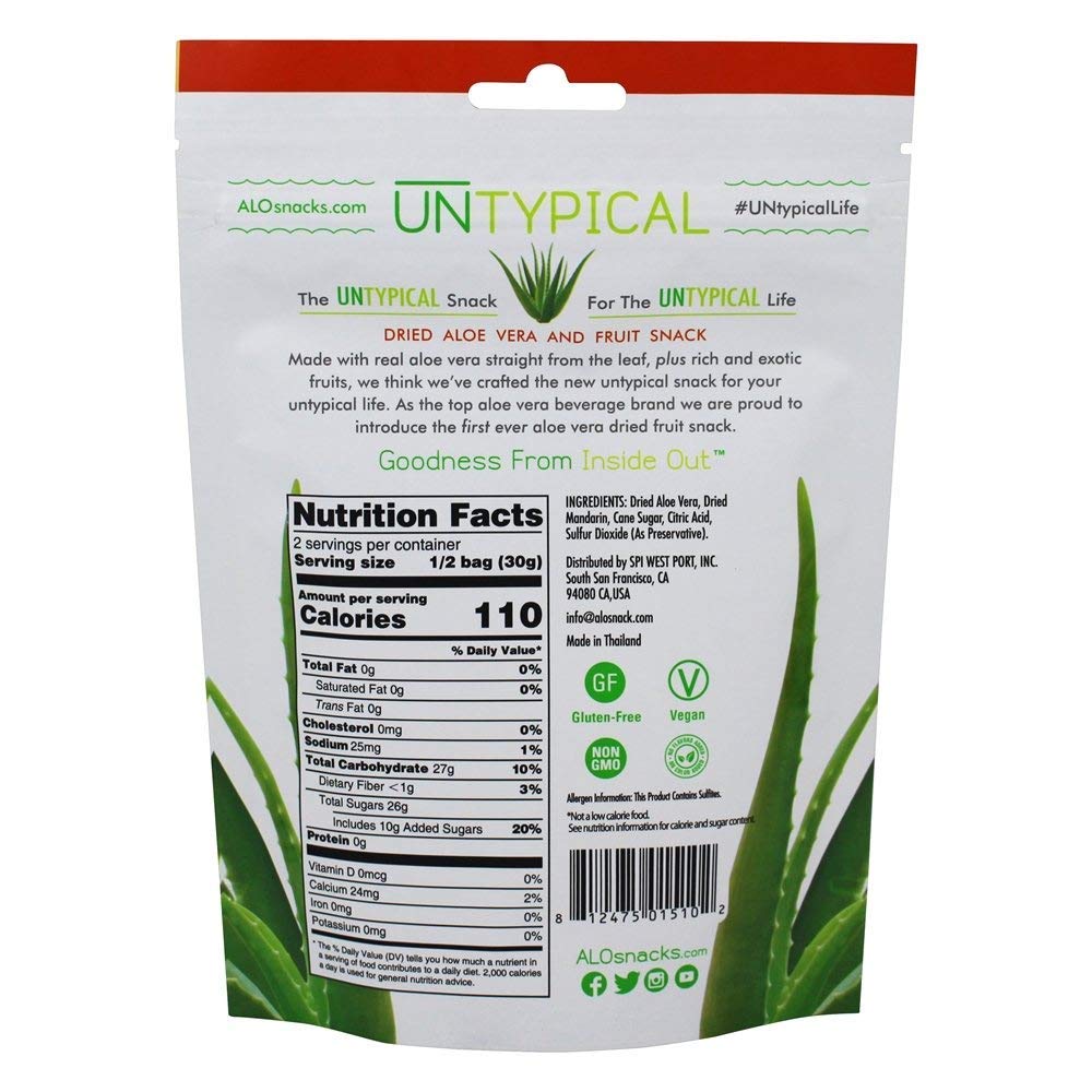 nutritious aloe vera fruit treat
