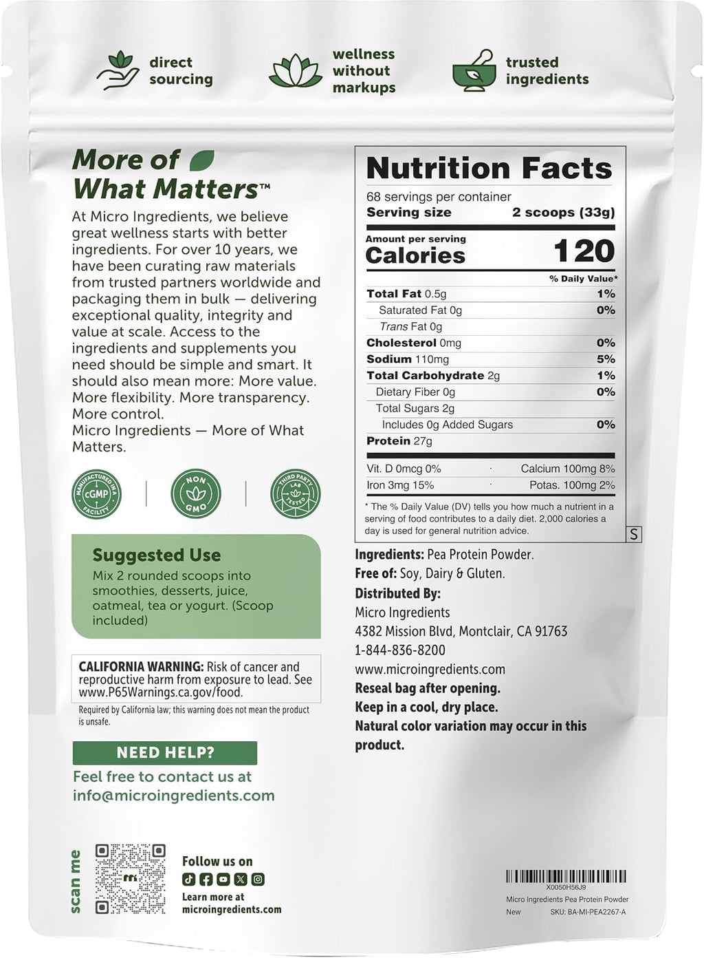 nutritious alternative to whey