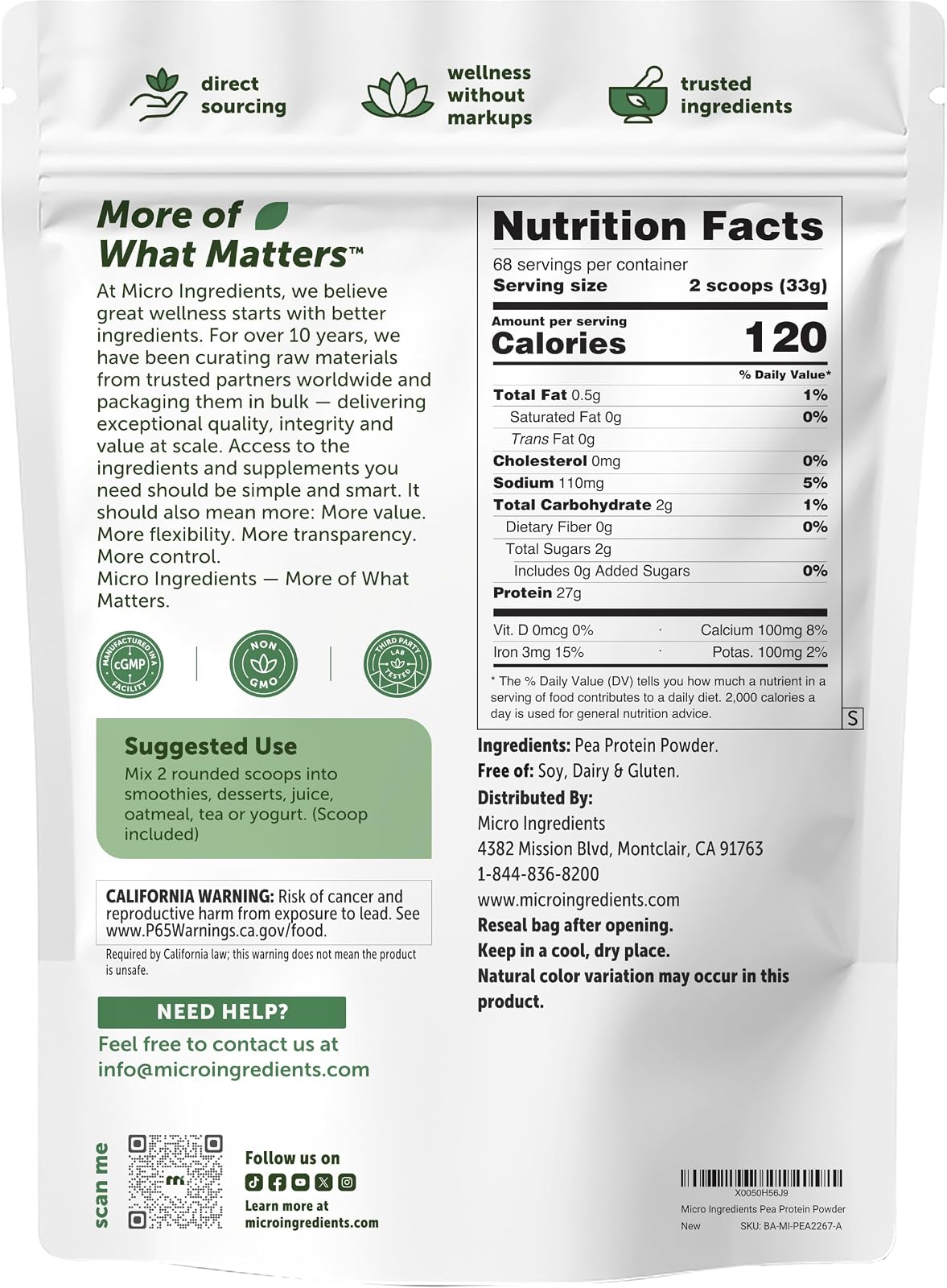 nutritious alternative to whey