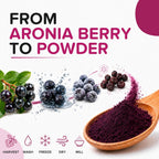 nutritious aronia berry powder supplement