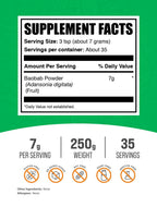 Nutritious baobab powder supplement