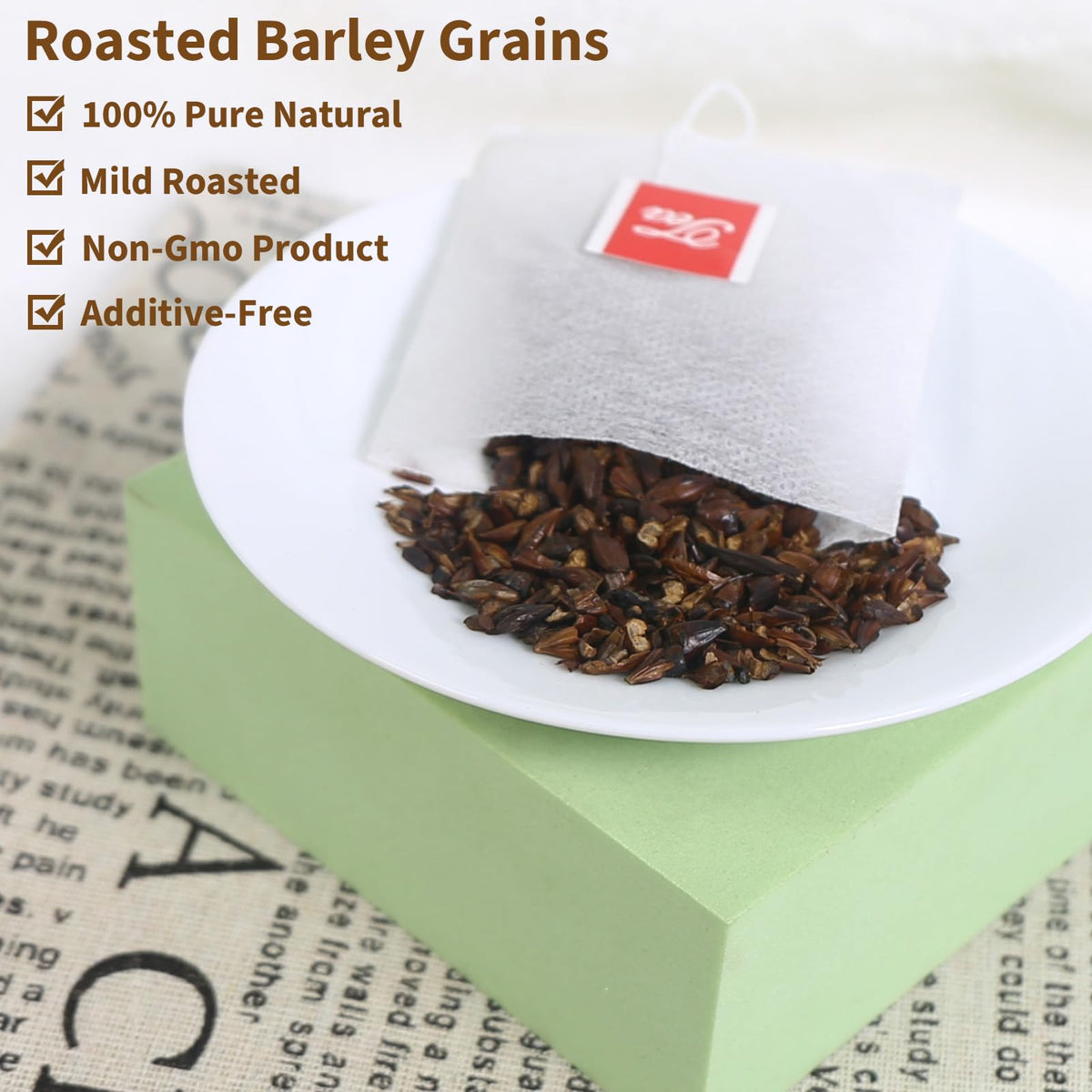 nutritious barley grains tea