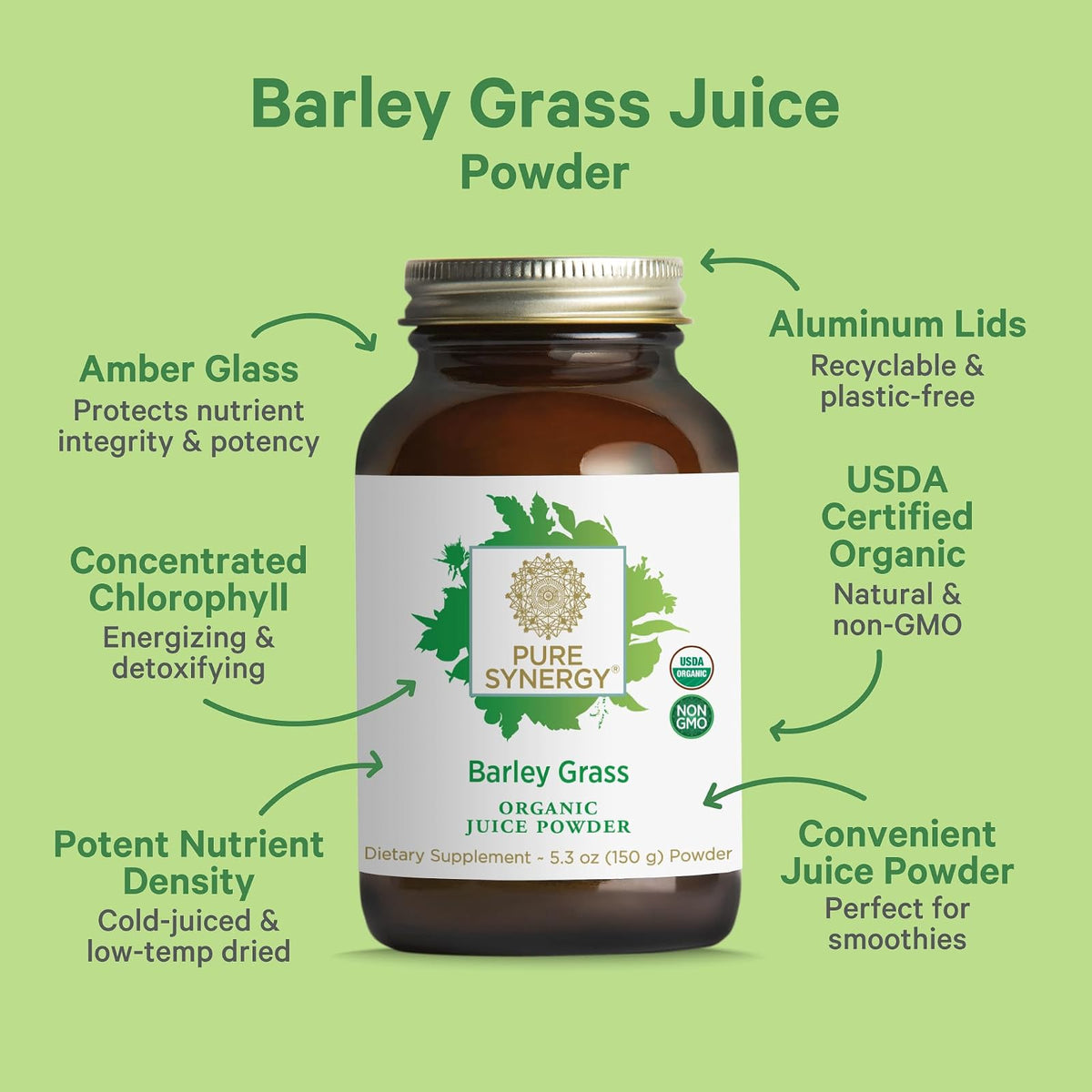 nutritious barley grass juice supplement
