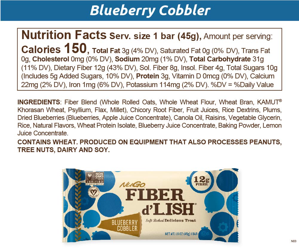 nutritious bars for gut health
