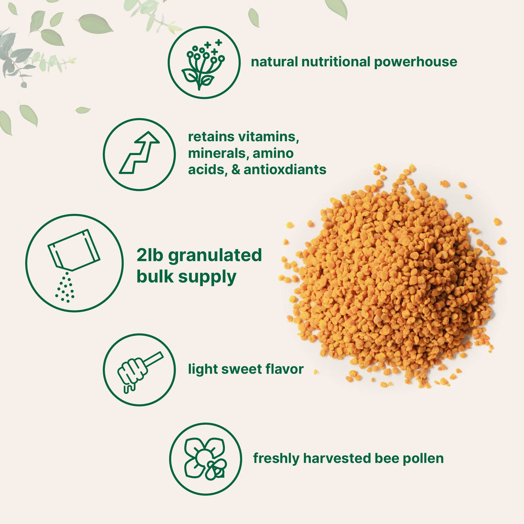 nutritious bee pollen granules for yogurt